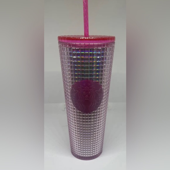 Starbucks | Kitchen | Starbucks 223 Iridescent Bubblegum Pink Venti Cup ...